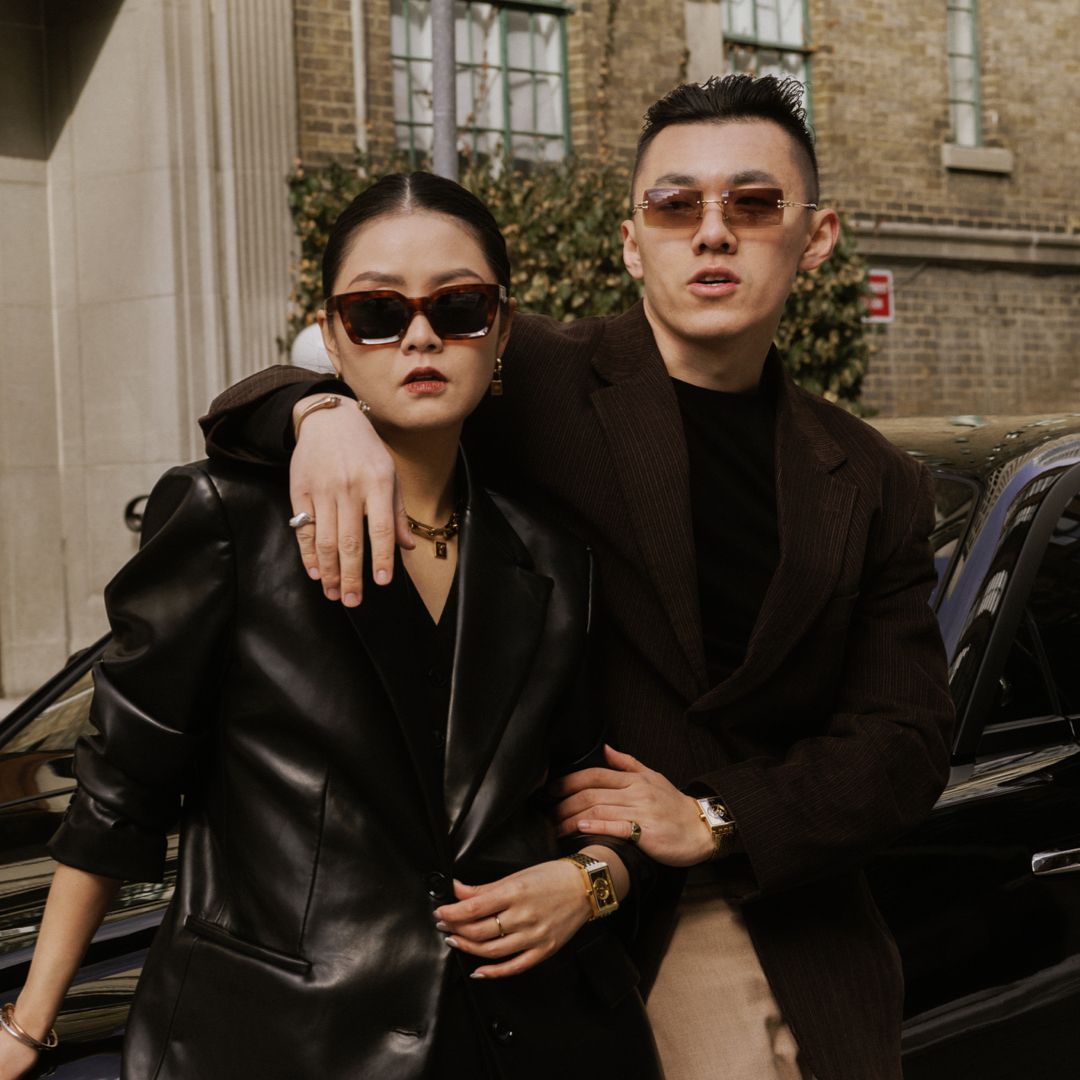 Yuki Zhao & Jia Zhang Wears VIEREN Swiss Luxury Gold Watches